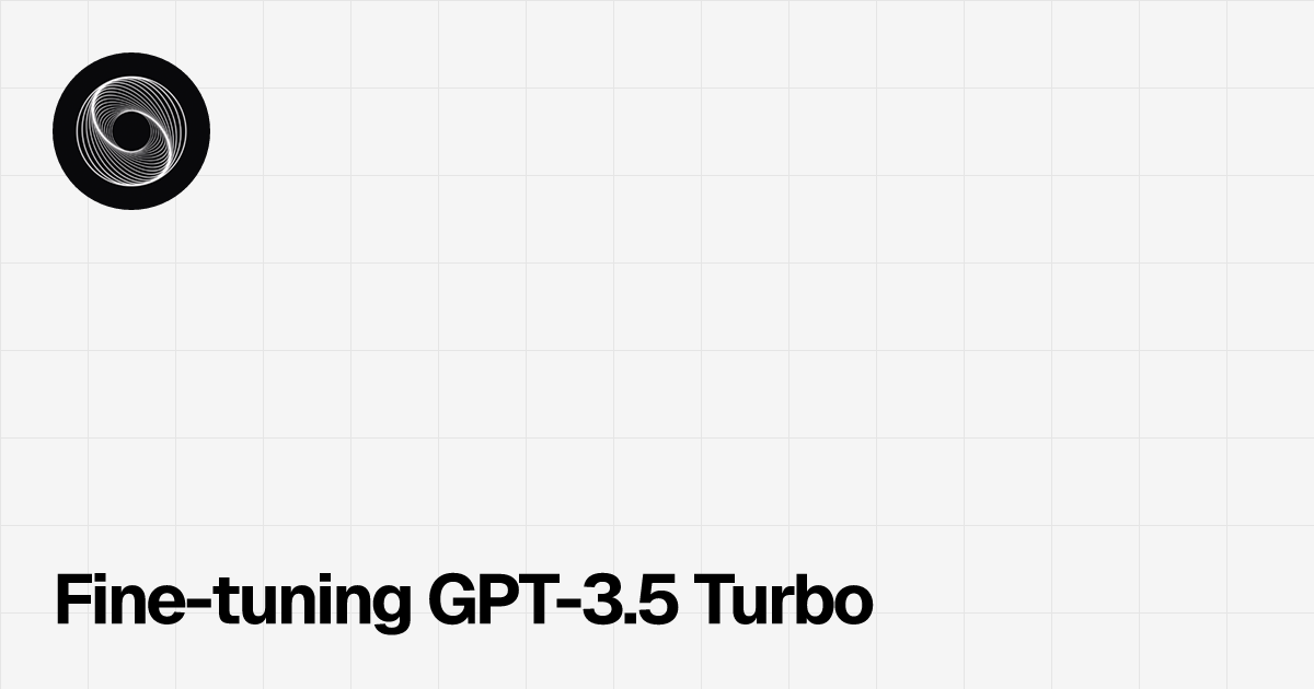 Fine-tuning GPT-3.5 Turbo | Benched.ai